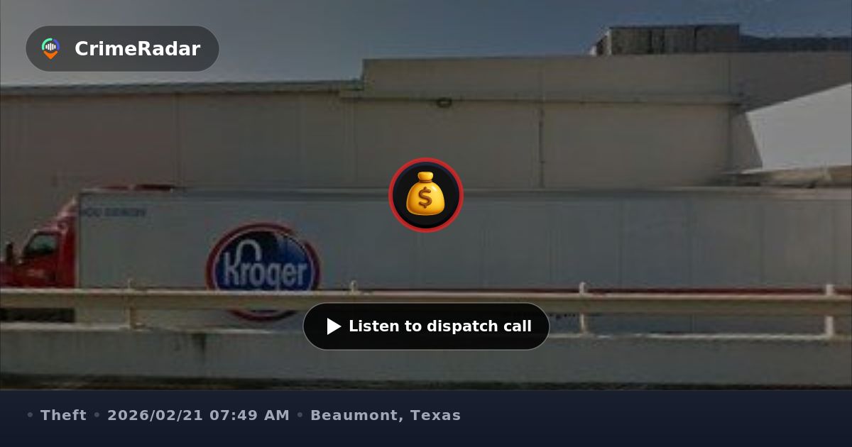 Handicap electric cart reported stolen at Kroger, Beaumont TX | CrimeRadar