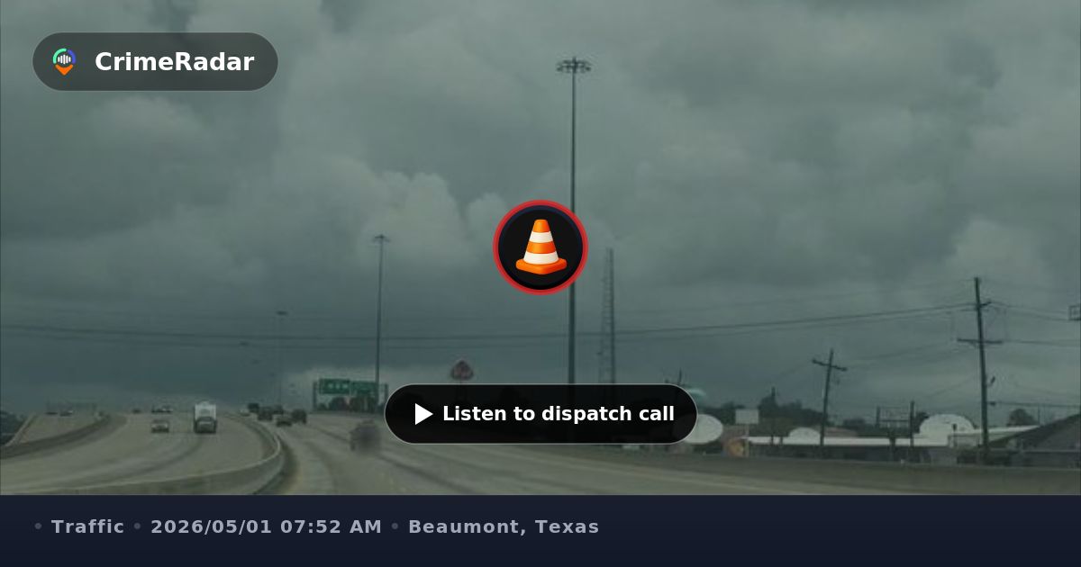 Traffic stop on I-10 east of Smith, Beaumont TX | CrimeRadar