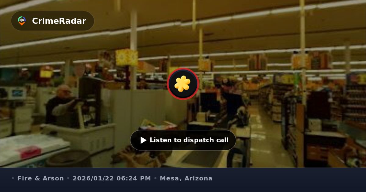 Fire crews handle building evacuation on Main St, Mesa AZ | CrimeRadar