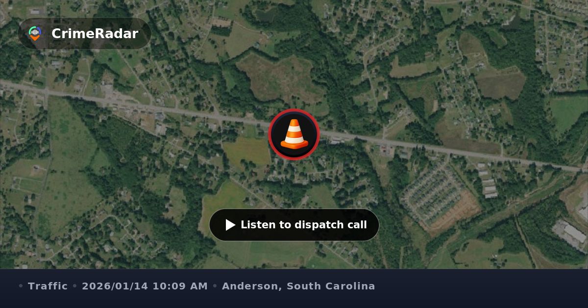 Traffic stop near Highway 24 and Alice Drive, Anderson SC | CrimeRadar