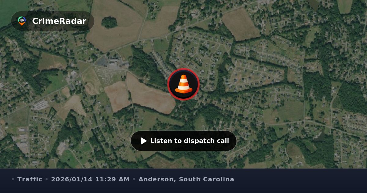 Traffic stop near Shore Line Drive, Anderson SC | CrimeRadar