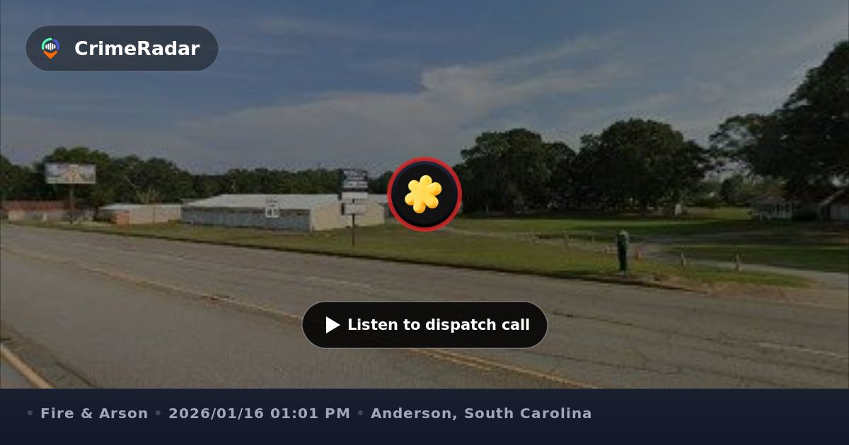 Fire crews handle possible kitchen fire near Highway 24, Anderson SC ...