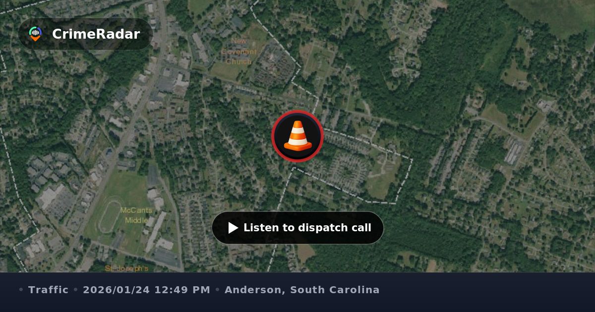 Traffic stop on Rush Hill Road, Anderson SC | CrimeRadar