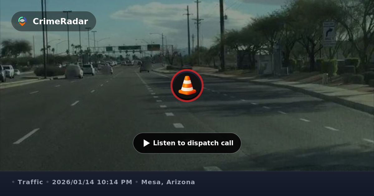 High-speed pursuit ends near Power and Hampton, Mesa AZ | CrimeRadar