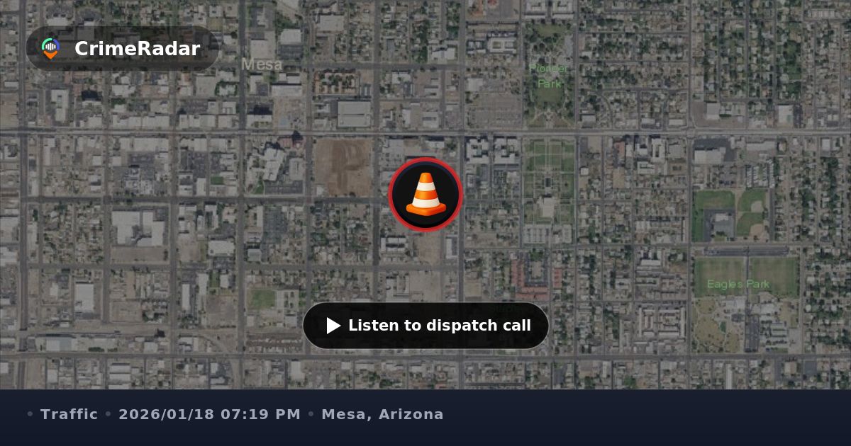 Officers check vehicle with unreadable plate near Broadway Rd, Mesa AZ ...