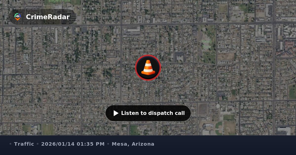 Vehicle falls from trailer at Stapley and Millett, Mesa AZ | CrimeRadar