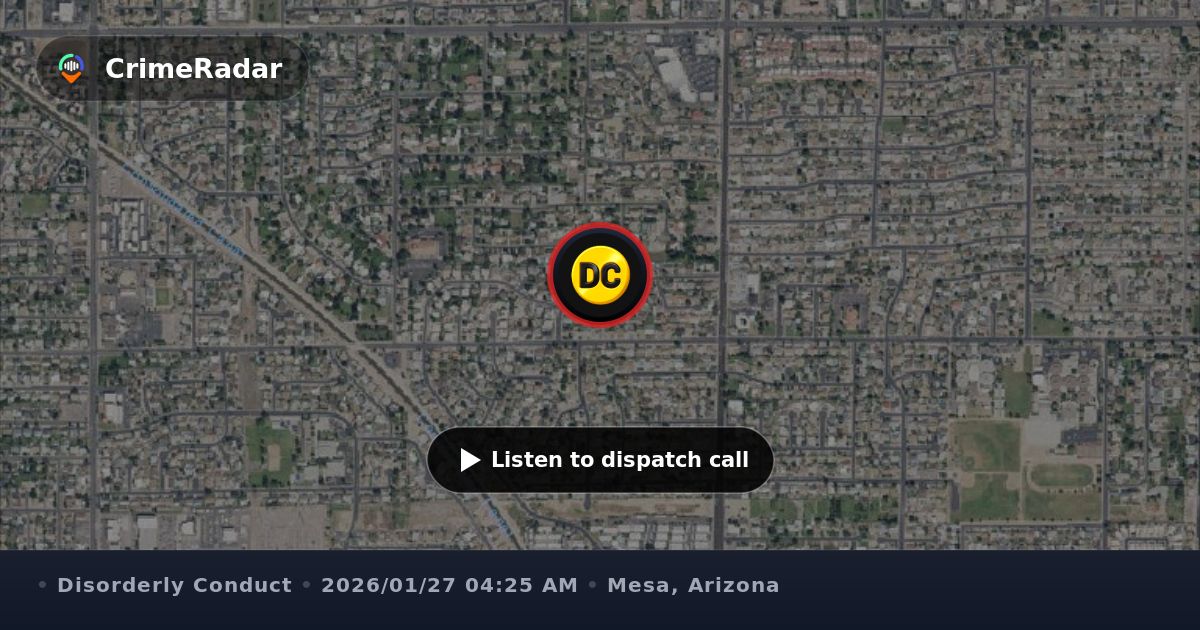 Deputies check on man acting erratically near Forest and Decatur, Mesa ...