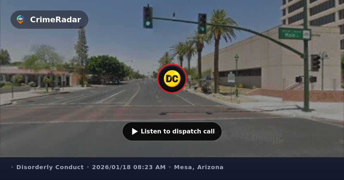 Woman causes disturbance at Mesa hotel, Mesa AZ | CrimeRadar