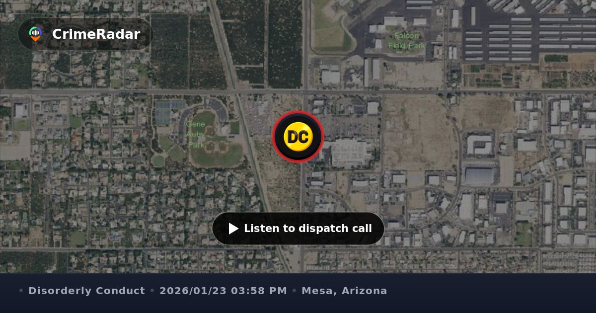 Deputies respond to possible road rage at Walmart, Mesa AZ | CrimeRadar