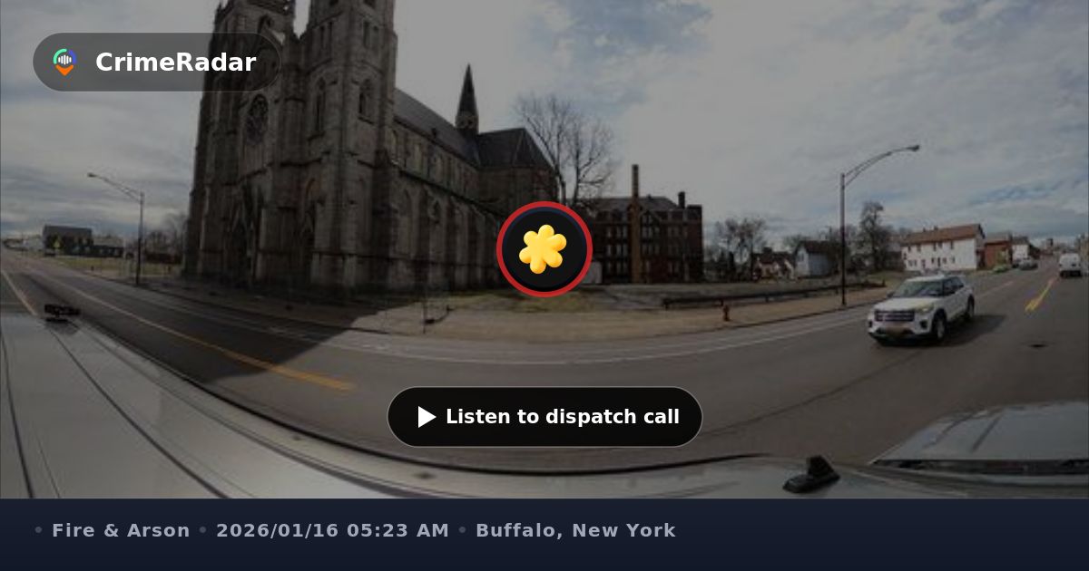 Fire crews manage post-incident needs near Broadway, Buffalo NY ...