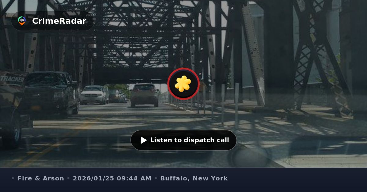 Fire units respond to system issue on Ohio St, Buffalo NY | CrimeRadar