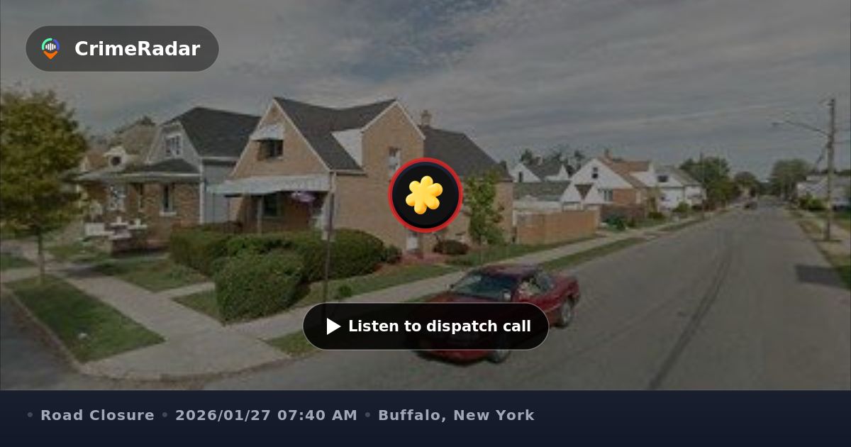 Street closed due to water main break near Holly St, Buffalo NY ...