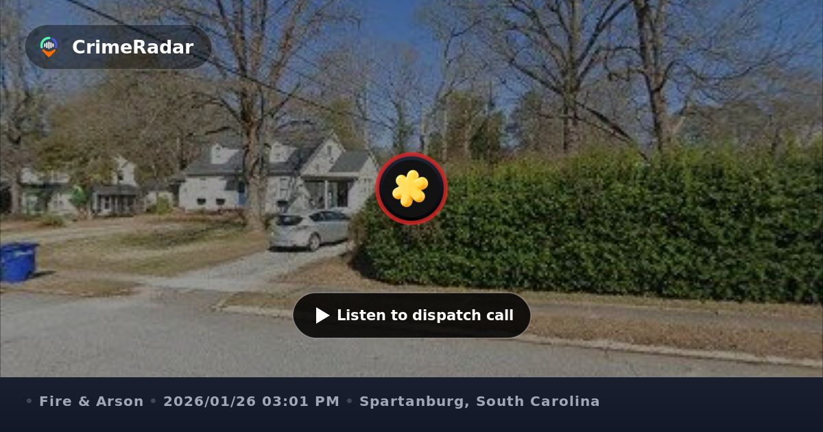 Fire crews respond to house fire in Hillcrest area, Spartanburg SC ...