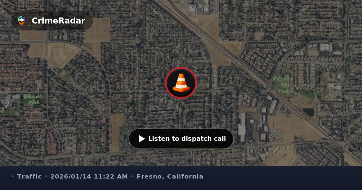 Traffic stop near Bullard and Cornelia, Fresno CA | CrimeRadar