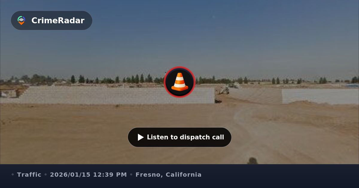 Deputies conduct traffic stop near Jensen and East, Fresno CA | CrimeRadar