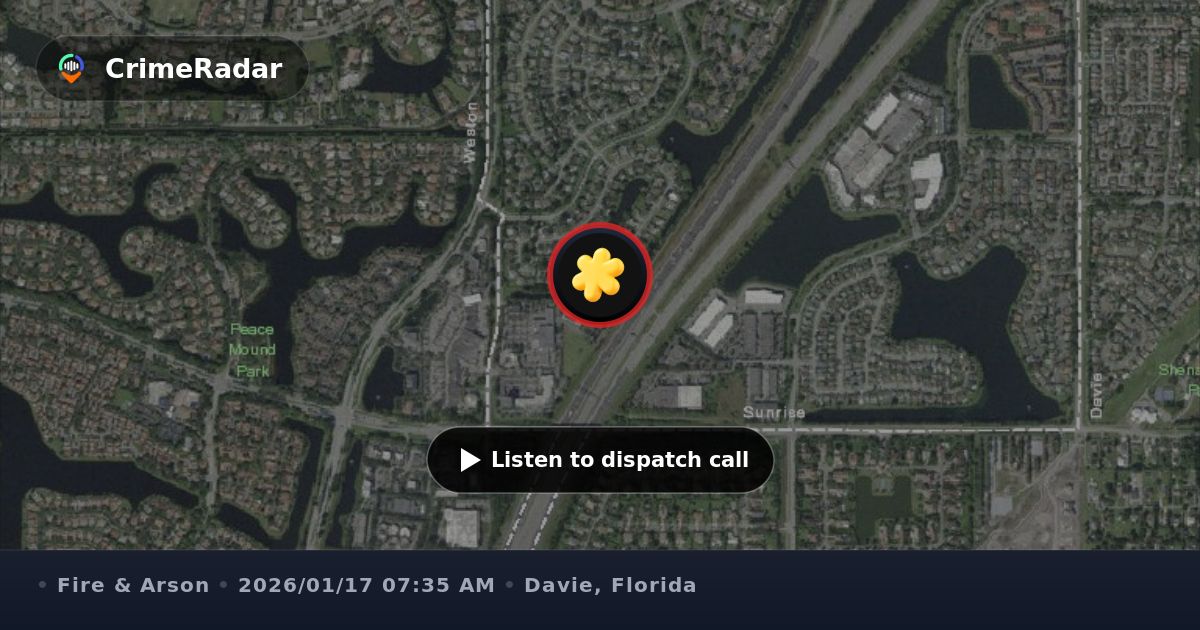 Fire crews respond to alarm at local hotel, Davie FL | CrimeRadar