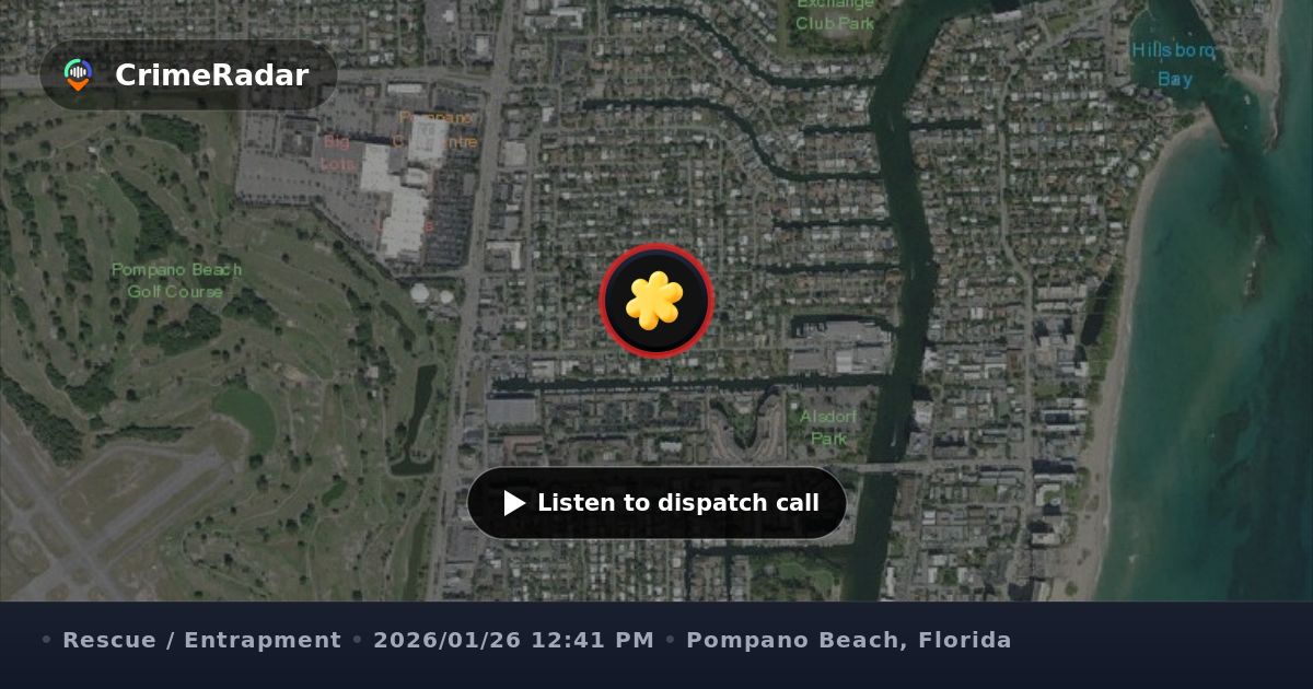 Possible elevator entrapment near 14th Street Causeway, Pompano Beach ...