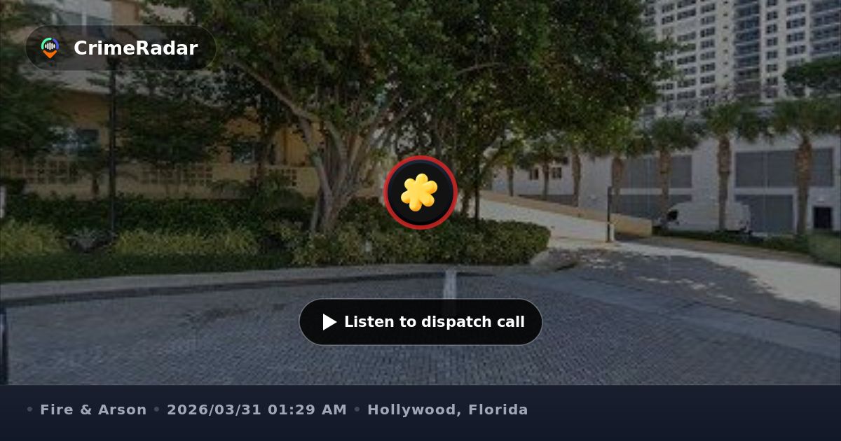 Fire alarm at South Ocean Drive high-rise, Hollywood FL | CrimeRadar