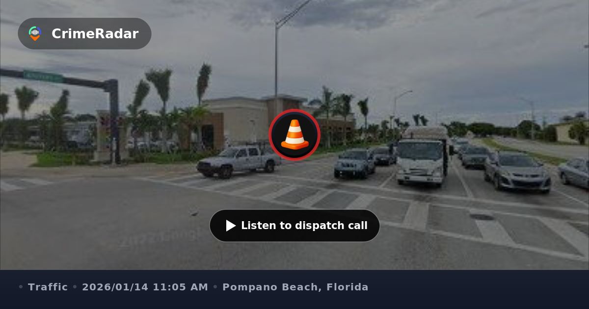 Minor traffic crash near Atlantic and Andrews, Pompano Beach FL ...
