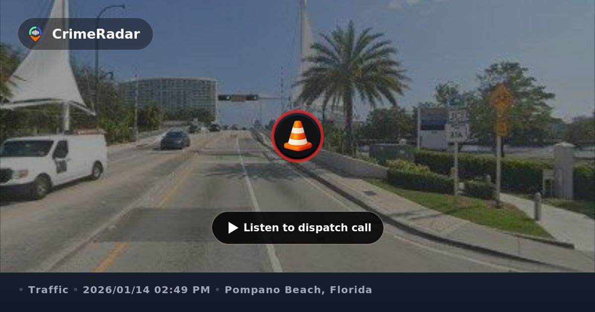 Traffic crash near East Atlantic Blvd, Pompano Beach FL | CrimeRadar