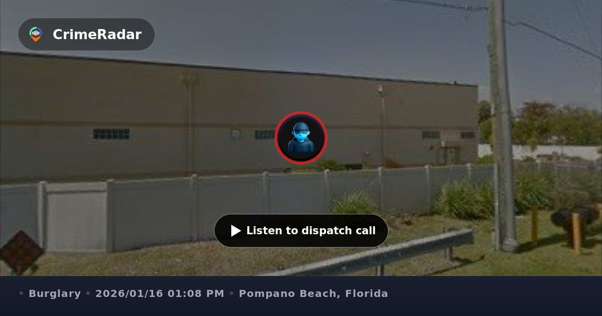 Silent alarm triggers response at car wash, Pompano Beach FL | CrimeRadar