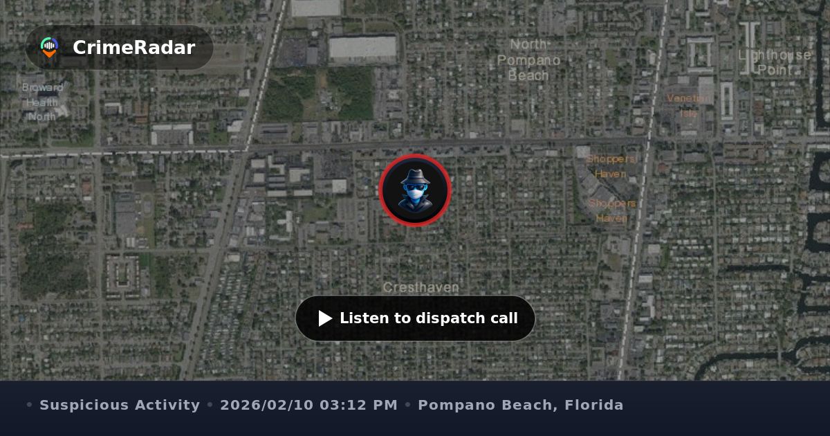 Two men hiding behind tree near red pickup truck, Pompano Beach FL ...