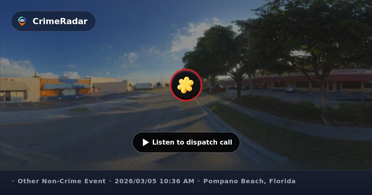 Person requests help from homeless outreach unit, Pompano Beach FL ...