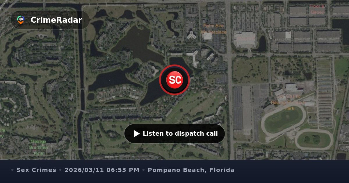 Sexual assault reported at Palm Aire apartment, Pompano Beach FL ...