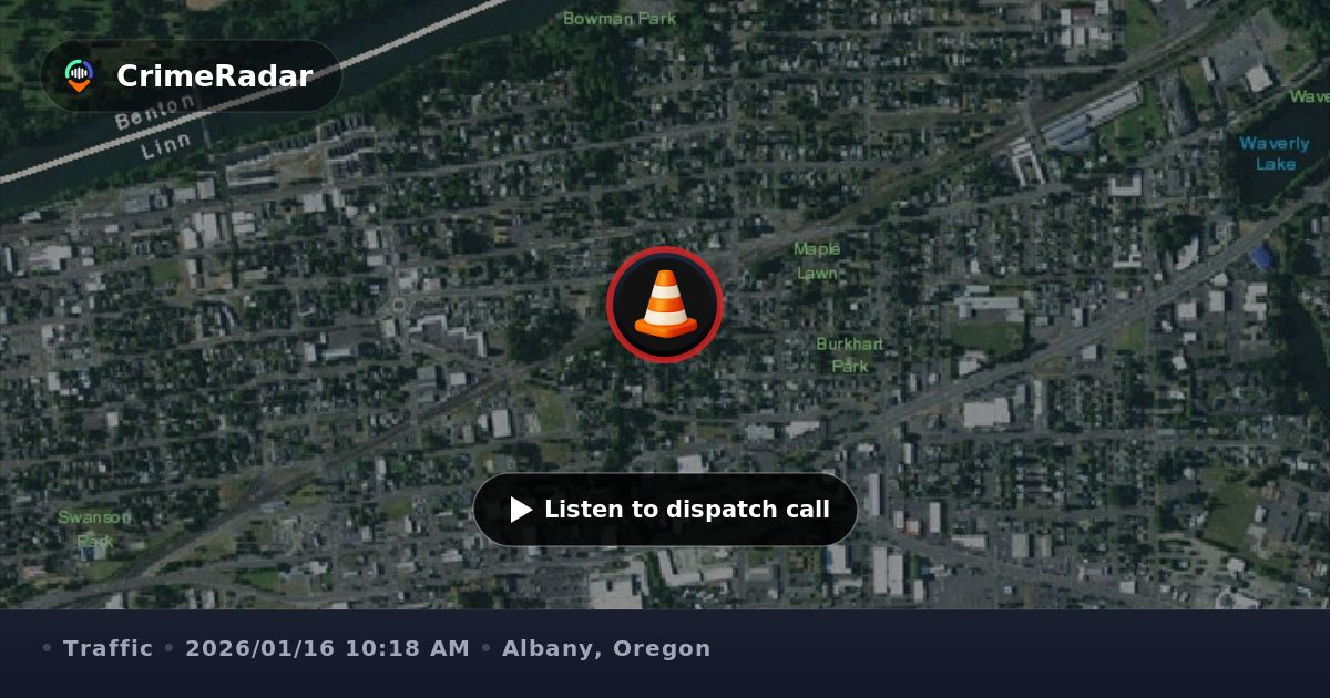 Traffic complaint near Geary and Pacific Blvd, Albany OR | CrimeRadar