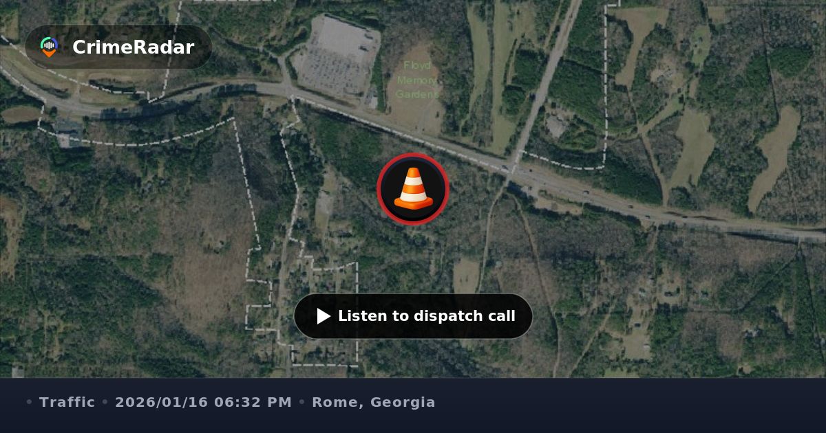 Traffic stop near Circle K on Cartersville Hwy, Rome GA | CrimeRadar