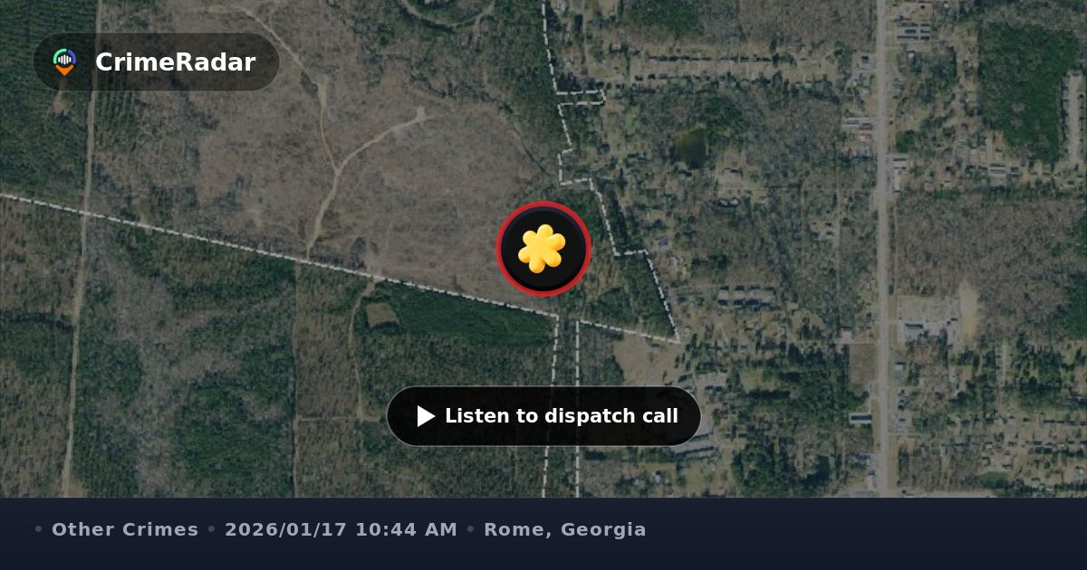 Deputy serving protective order during eviction, Rome GA | CrimeRadar