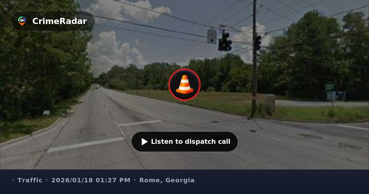 Traffic crash near Redmond Road and John Maddox Drive, Rome GA | CrimeRadar