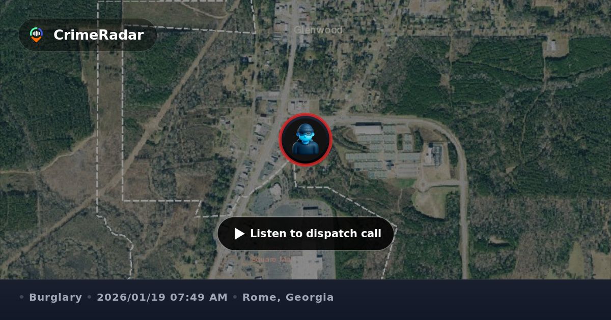 Alarm activation at First Heritage Bank, Rome GA | CrimeRadar