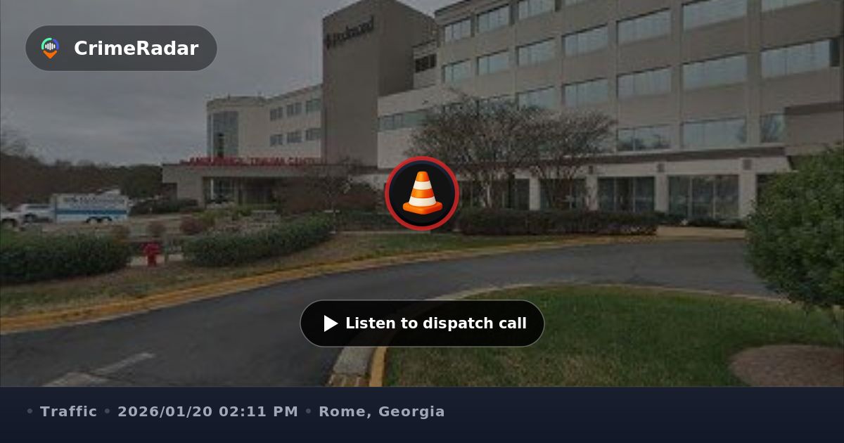 Traffic collision near Redmond Hospital entrance, Rome GA | CrimeRadar