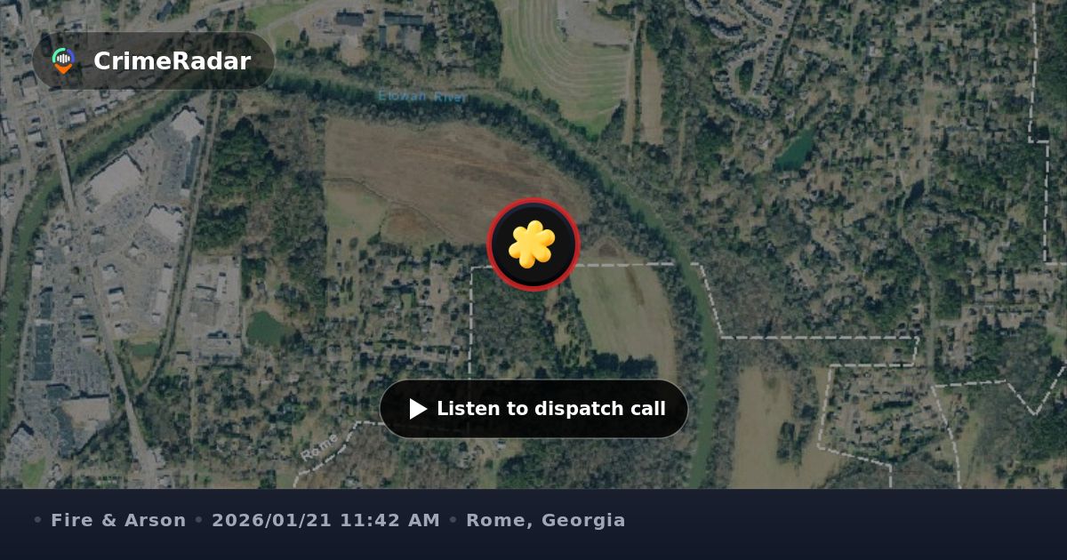 Smoldering tree limb causes power outage near Cooper Dr, Rome GA ...