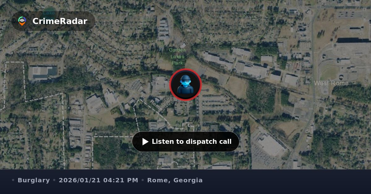 Apparent attempted break-in near Lyons Dr NW, Rome GA | CrimeRadar