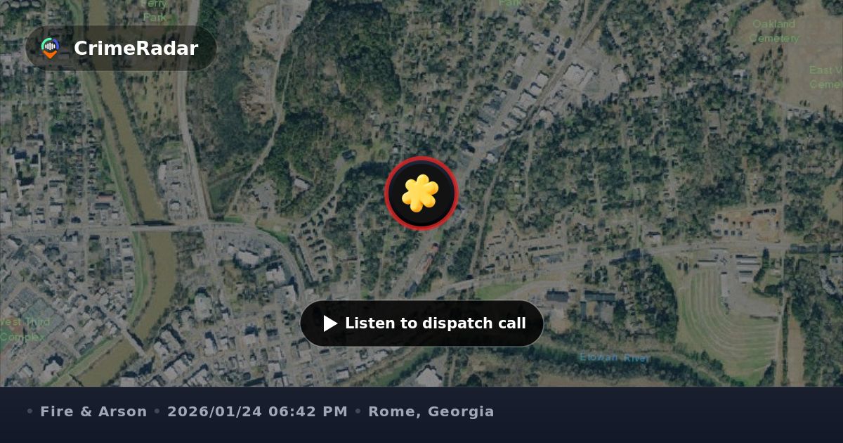 Fire alarm activated near Hicks Drive, Rome GA | CrimeRadar