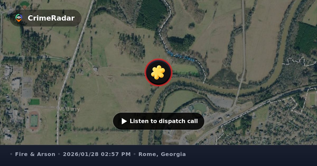 Fire alarm at business on Braves Blvd, Rome GA | CrimeRadar