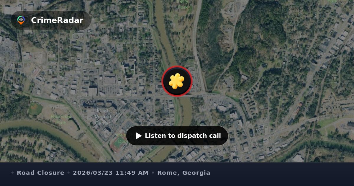Downtown fire prompts Broad Street road closures, Rome GA | CrimeRadar