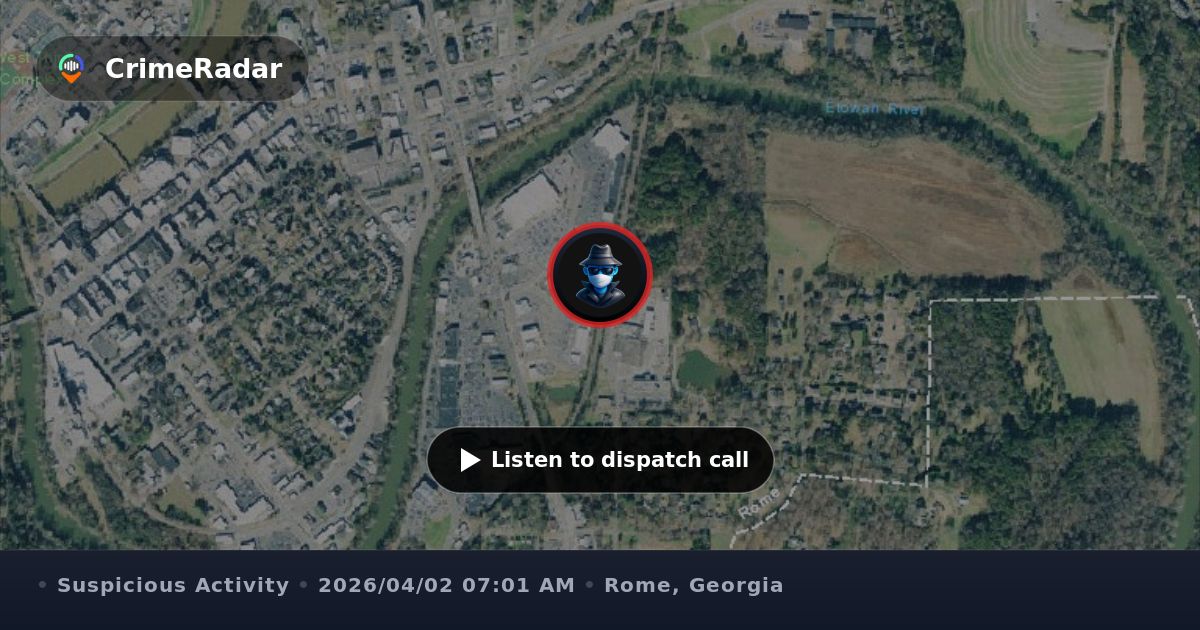 Woman reports stalking and car tampering at residence, Rome GA | CrimeRadar