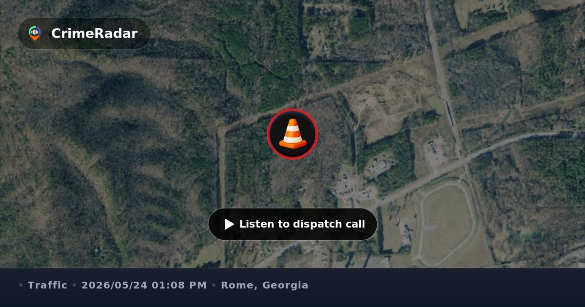 Traffic accident on Highway 20 near Plant Hammond, Rome GA | CrimeRadar