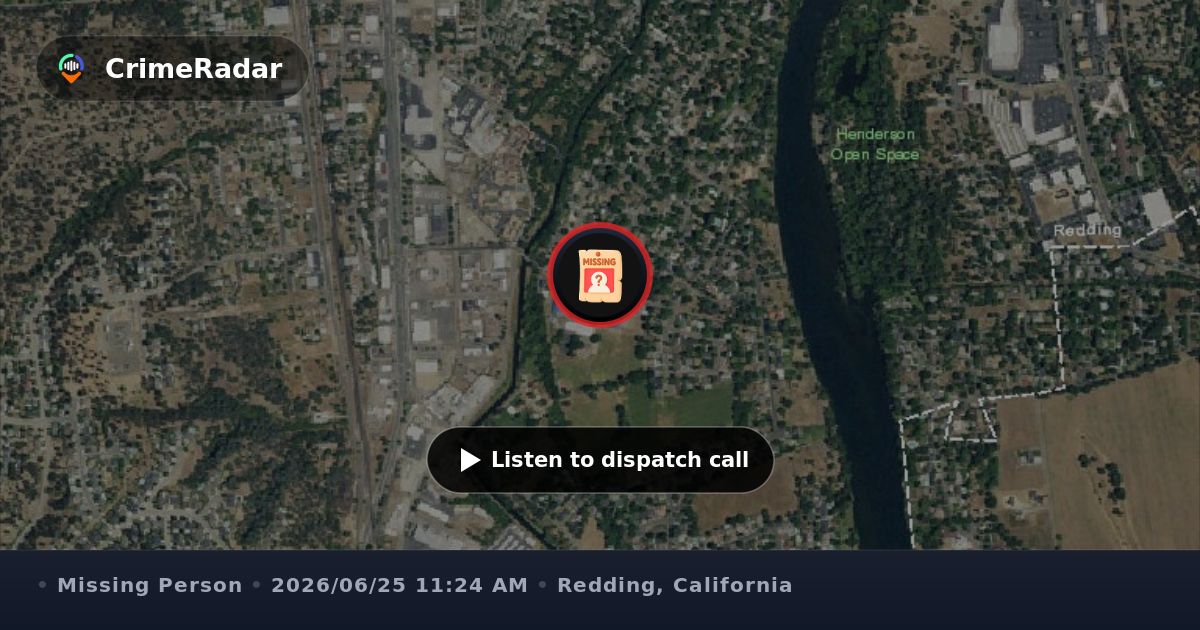 Police seek missing at-risk juvenile from Redding, Redding CA | CrimeRadar