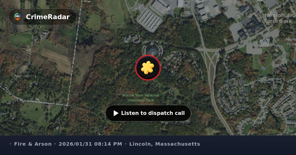 False fire alarm at South Commons, Lincoln MA | CrimeRadar