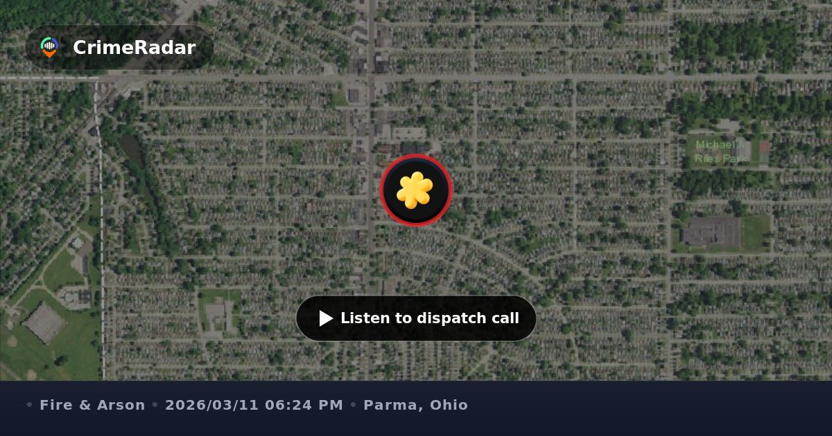 Report of natural gas odor behind home furnace, Parma OH | CrimeRadar