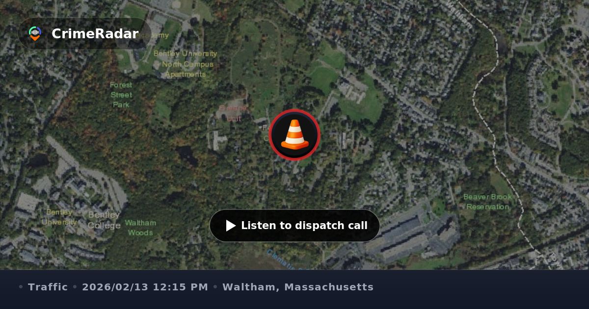 Minor crash in parking lot at Waverley Oaks Road, Waltham MA | CrimeRadar