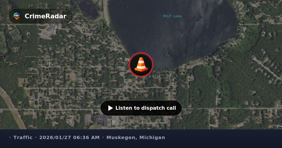 Possible traffic crash near Michigan Drive, Muskegon MI | CrimeRadar