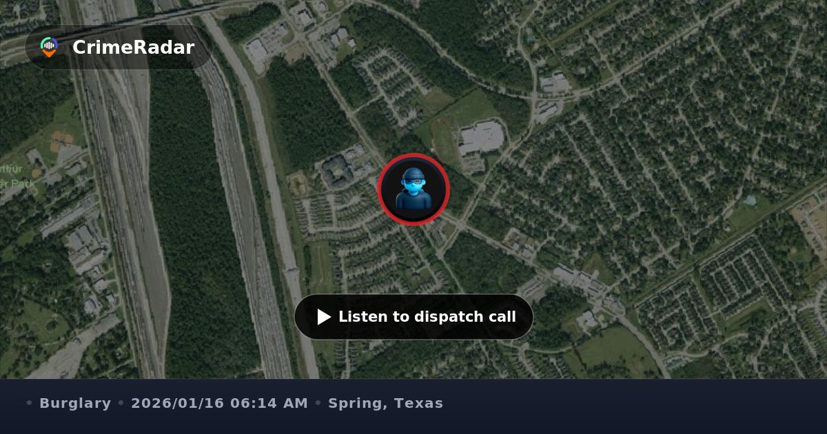 Alarm indicates possible break-in near Stargazer Point, Spring TX ...
