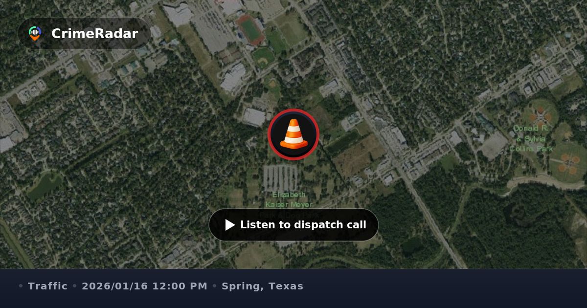 Minor accident near Cypresswood Dr gas station, Spring TX | CrimeRadar