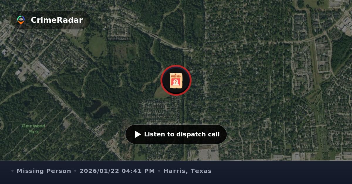 Search underway for missing child near Norchester South, Harris County ...