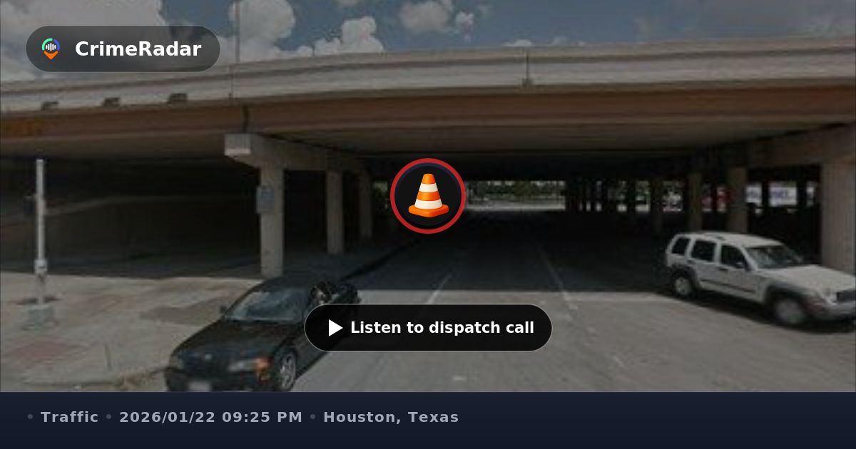 Traffic hazard on freeway near Buffalo Speedway, Houston TX | CrimeRadar
